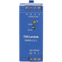 TDK-LAMBDA - DRB50-12-1 Hutschienen-Netzteil (DIN-Rail) 12 v/dc 4.2 a 50.4 w Anzahl Ausgänge:1 x Inh