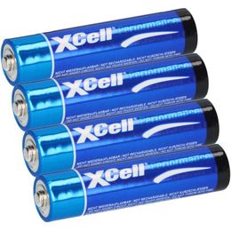 4er Folie LR03 Micro Super Alkaline Batterie aaa - XCELL