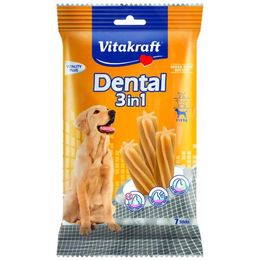 Vitakraft Dental 3in1 - Zahnpflege-Snack für Hunde ab 10 kg - 7 Sticks