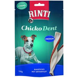 Hundesnacks Ente Chicko Dent Medium 150 g Snacks - Rinti