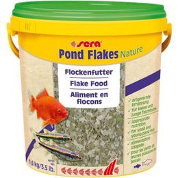 Sera - Pond Flakes 10 Liter Eimer Flockenfutter Teichfutter Fischfutter Goldfische