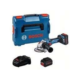 Bosch 06019H6102 Akku-Winkelschleifer BITURBO GWS 18V-15 SC Professional (2 Batterien + Ladegerät)