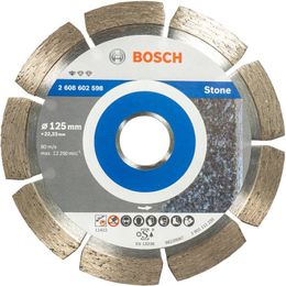 Professional Diamanttrennscheibe ø 125 mm (Standard for Stone, zum Schneiden von Stein) - Bosch