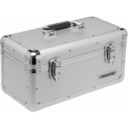 anndora - Werkzeugkoffer Transportbox 13 l Werkzeugkasten Werkzeugbox - silber - Silber