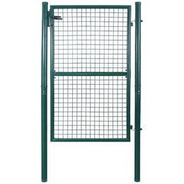 Bc-elec - HMGD-3 Gartenzaun, Gartentor 106x150cm grün, Gartentür, Zauntor - Grün