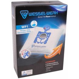 Wessel Werk - 4x,Premium Staubsaugerbeutel geeignet für swirl mit Staubverschluss