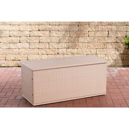 CLP Polyrattan Auflagenbox Comfy sand 150 cm
