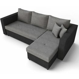 Sofa l Form , Grau, 224 x 95 cm Vitalispa