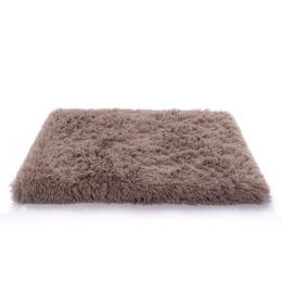 Hundebett Katzenbett Flauschig Hundekissen Hundesofa Hundedecke Hundekörbchen Beige, 50x80 cm - Paco Home