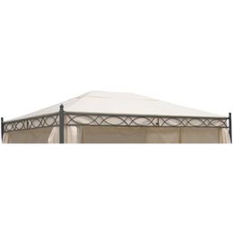 DEGAMO Dachplane für Pavillon Rivoli 3x4 Meter, Farbe ecru - ecru