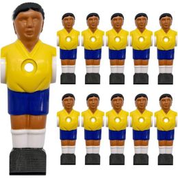 Eyepower - 11 Tischkicker Figuren 16mm Brasilien Gelb Blau - Tisch Fussball Kicker Figuren