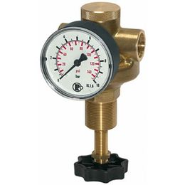 Riegler Druckregler für Wasser, inkl. Manometer, G 1/2, 0,5 - 10 bar