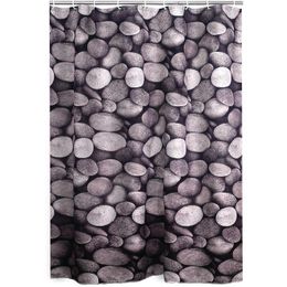 Ridder Duschvorhang Textil Piedras multicolor 180x200 cm - multicolor