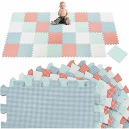LittleTom 36 Teile Spielmatte Baby Puzzlematte 30x30 Krabbelmatte Bodenmatte Kinderzimmer - bunt