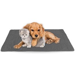 Bestlivings - Haustiermatte - 60x80cm ( Anthrazit ) Haustierdecken öko-tex 100 perfekt für Katzen bis große Hunde - s-xl - Steppdecke für Sofa / Bett