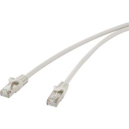 RF-4724276 RJ45 Netzwerkkabel, Patchkabel cat 5e f/utp 3.00 m Grau mit Rastnasenschutz 1 s - Renkforce