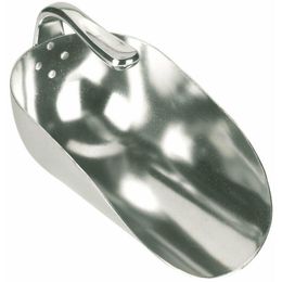Kerbl - Abwiege- und Futterschaufel mit Innenstiel, Aluminium, 2000 g