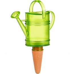 Nelly m, Wasserspeicher aus Kunststoff, Farbe: Nelly m, Green, 12,7 cm Breite, 6,8 cm Tiefe, 20 cm hoch, 0,2 l Vol. - Green - Scheurich