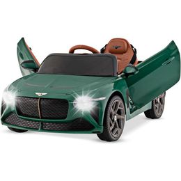 Costway - Bentley Elektroauto für Kinder, 12V Kinderfahrzeug mit Fernbedienung & Licht & Musik & usb, Kinderauto Elektro, Elektrofahrzeug für Kinder