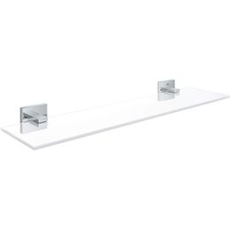 QuickFix - Start Cube - Glasablage - Chrom-Finish 41109000 (zum Anschrauben oder Ankleben) - Grohe