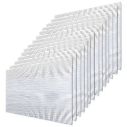 Doppelstegplatten Polycarbonat Hohlkammerstegplatten 4mm Hohlkammerplatten Stegplatten Gewächshaus 14x - Transparent - HENGDA