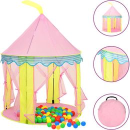 vidaXL - Kinderspeeltent 100x100x127 cm roze