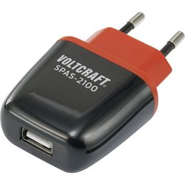 Voltcraft - SPAS-2100 USB-Ladegerät 10.5 w Steckdose Ausgangsstrom (max.) 2100 mA Anzahl Ausgänge: 1 x