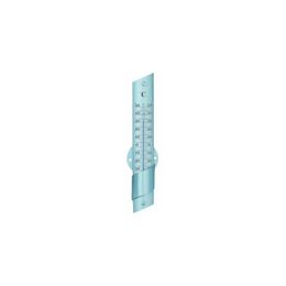 Thermometer Innen/Außen Alu eloxiert 245x56x30mm sb TFA