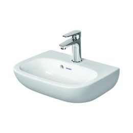 Duravit - Handwaschbecken 450mm D-Code Weiß mit ül, mit hlb, 1 hl 07054500002