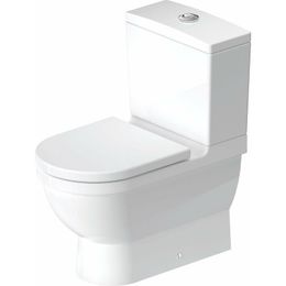 Stand wc Kombi Starck 3 65,5cm, für Vario Anschluss Set, weiss, Farbe: Weiß mit Wondergliss - 01280900001 - Duravit
