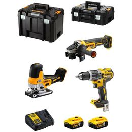 Dewalt - Kit DCK329P2T (DCD796 + DCG405 + DCS335 + 2 x 5,0 Ah + DCB115 + tstak ii + tstak vi)