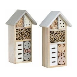 EstexoH&G Insektenhotel Insektenhaus 2er Set 26x13x8,5 cm Nistkasten Brutkasten Bienen