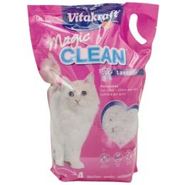 BURI 6x Vitakraft Magic clean Katzenstreu 5L Lavendelduft Haustierstreu Einstreu