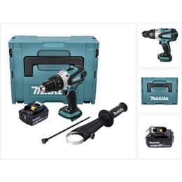 Makita DHP 458 G1J Akku Schlagbohrschrauber 18 V 91 Nm + 1x Akku 6,0 Ah + Makpac - ohne Ladegerät