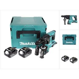 Makita - dhr 264 2x 18 v / 36 v Akku-Bohrhammer sds-plus im Makpac + 2x bl 1860 6,0 Ah Akku - ohne Ladegerät