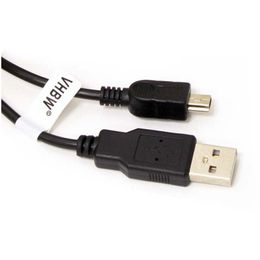 vhbw USB Datenkabel 2-in-1 Ladekabel kompatibel mit Medion MD95667, MD95718, MD95750, MD95765, MD95776, MD95777, MD95781 GPS Navi-Geräte