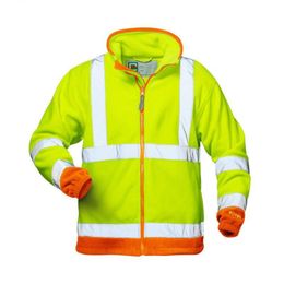 Elysee - leo Warnschutzfleecejacke ® Gelb/Orange Polarfleece Gr.XL