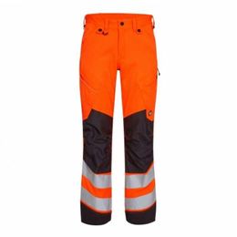 Warnschutz Bundhose Safety Herren 2544-314-1079 Gr. 52 orange/anthrazit grau - orange/anthrazit grau - Engel