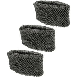 3x Filter kompatibel mit Philips HU4811, HU4811/10, HU4803, HU4803/01, HU4801, HU4801/01 Luftbefeuchter - Luftfilter, Vliesfilter, Grau - vhbw