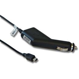 vhbw KFZ-LADEKABEL AUTOLADEKABEL für Navigationsgeräte mit Mini-USB-Anschluss mit Integriertem TMC-Empfänger u.a. für GARMIN Nüvi, Zumo, Streetpilot