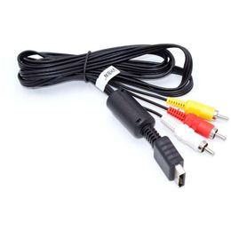 Audio Video Composite Kabel kompatibel mit Sony Playstation 1, 2, 3 Spielekonsole - AV-Kabel, 150 cm - vhbw