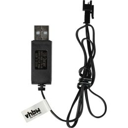 USB-Ladekabel für RC-Akkus mit SM-2P-Anschluss, RC-Modellbau Akkupacks - 60 cm 7,2 v - vhbw