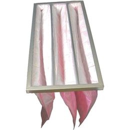 Taschenfilter für Klima- und Lüftungsanlagen - Filter F7, 28,7 x 59,2 x 36 cm, Rosa - vhbw