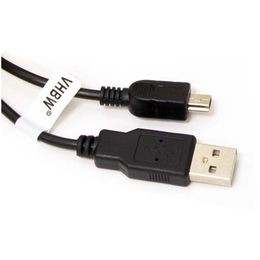 vhbw USB Datenkabel 2-in-1 Ladekabel kompatibel mit Transonic PNA 3002, 400, 4000, 405 GPS Navi-Geräte