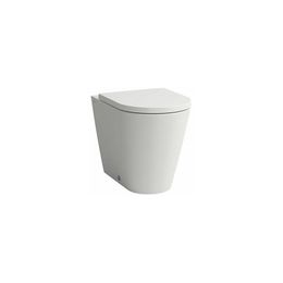 Laufen - Kartell Stand-WC Tiefspüler, ohne Spülrand, Abgang waagerecht/senkrecht , 370x560x430, Farbe: Snow (weiß matt) - H8233377570001