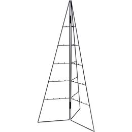 Spetebo Design Metall Tannenbaum - 100 cm - Deko Aufsteller für Christbaumschmuck