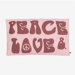 SKLUM Rechteckiger Kissenbezug aus Baumwolle (30x50 cm) Peace & Love B - B