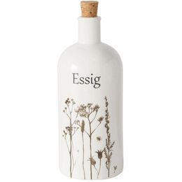 Flasche für Öl oder Essig KAMINA, aus Keramik