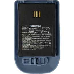 vhbw Akku Ersatz für Ascom 5530000102, 660190, 660190/R2B, 660217 für schnurlos Festnetz Telefon (900mAh, 3.7V, Li-Ion) inkl. Rückdeckel