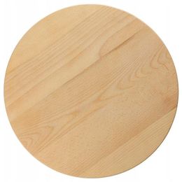 Drehbare Servierplatte, Drehteller aus natürlichem Holz, antibakterielle Drehplatte, klingenfr - Kadax